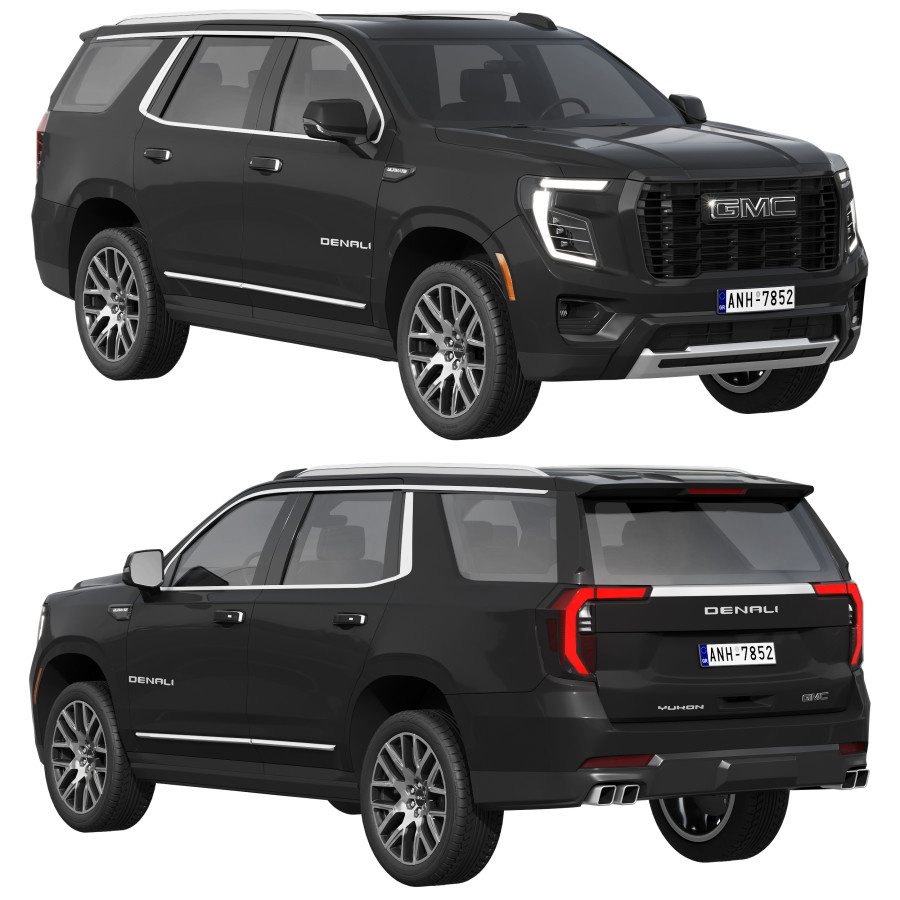 GMC Yukon Denali 2025 - 3D Model for Corona