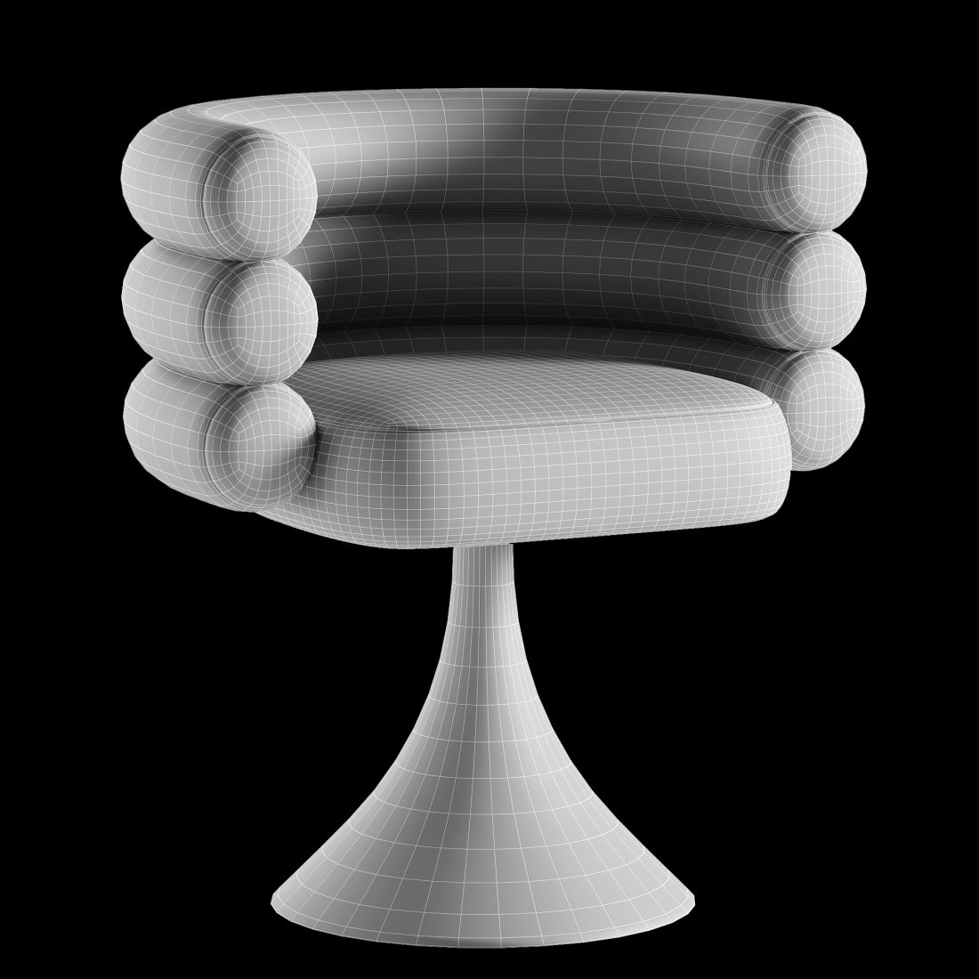 Voluptas Dining Chair - 3D Model for Corona