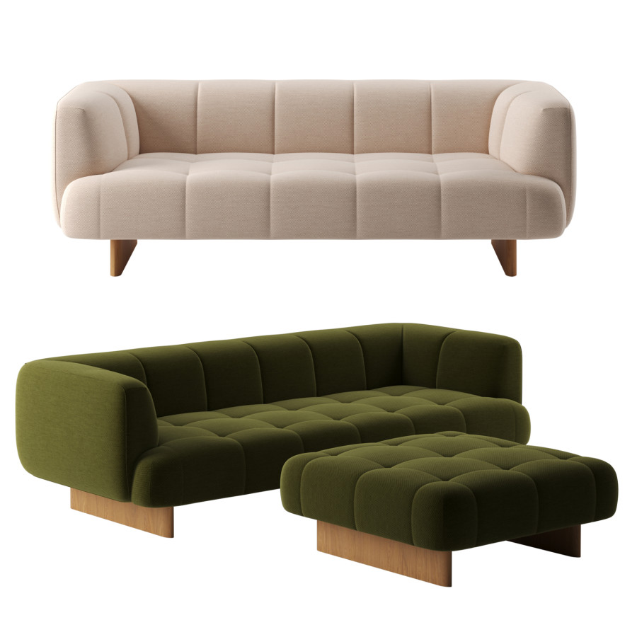 Quilton Lift Sofa By Hay 3D Model for Corona | CGMood