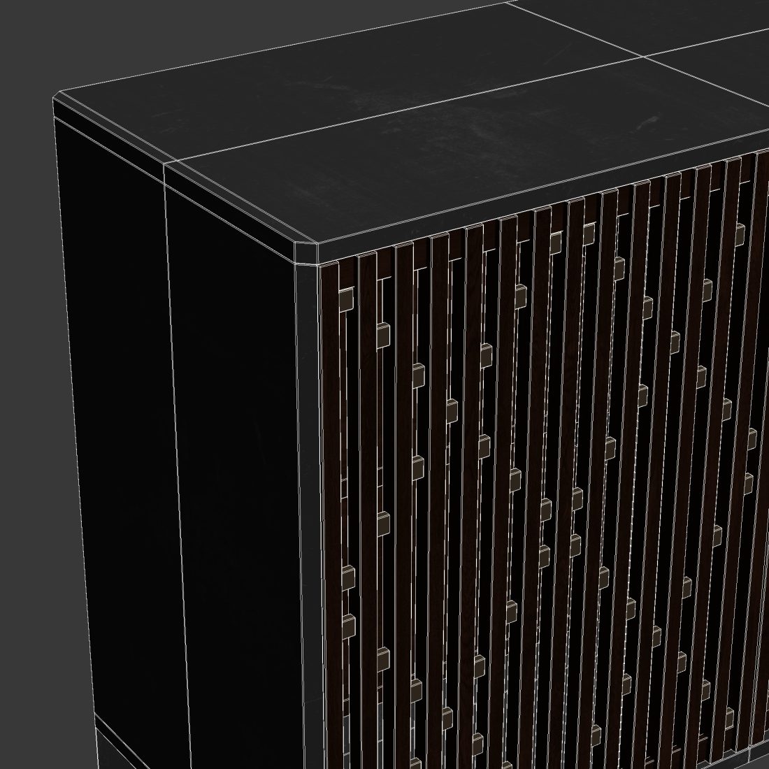 Diamond In The Rough Caracole Classic Cabinet 3D Model for VRay | CGMood