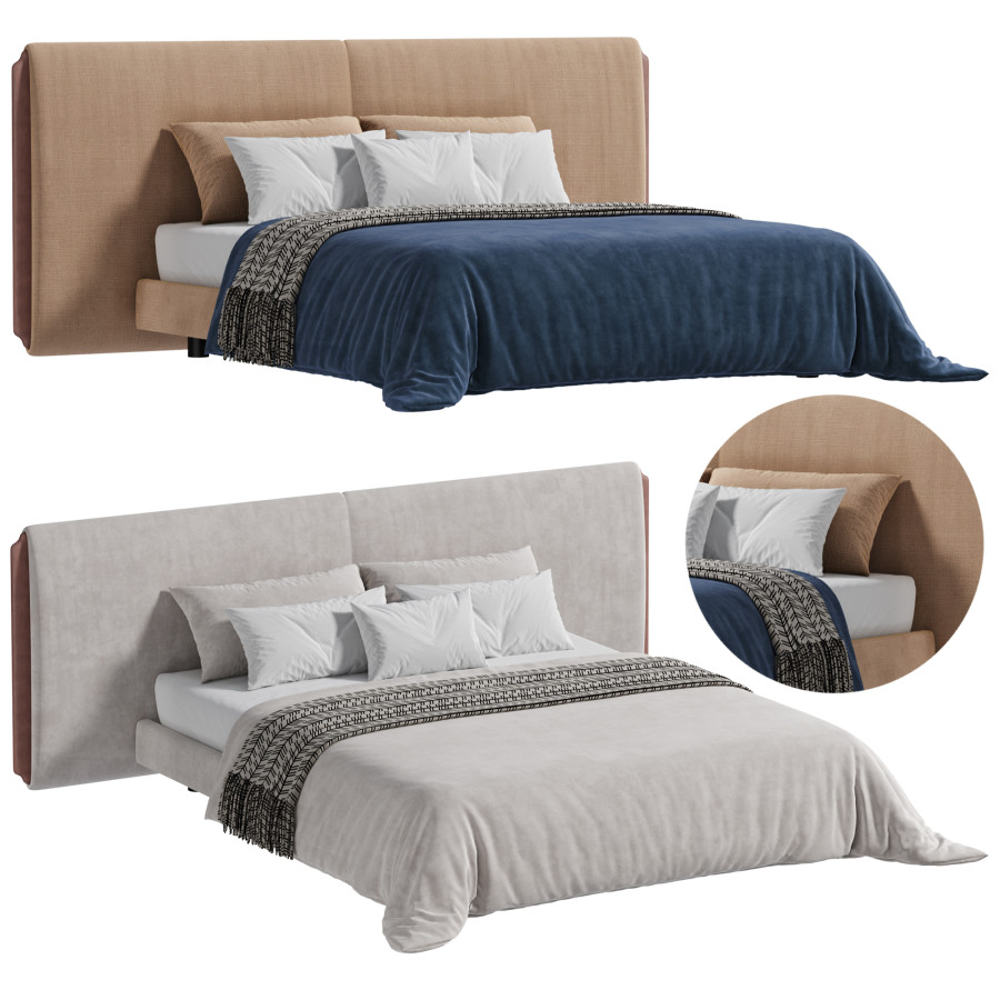 Yume Bed By Switchmodern - 3D Model for Corona