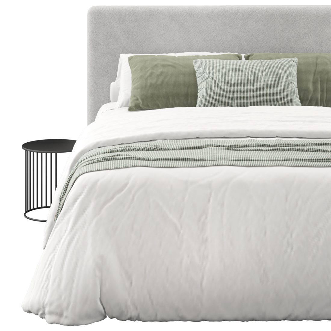 Christie Contemporary Bed 3D Model for VRay, Corona | CGMood