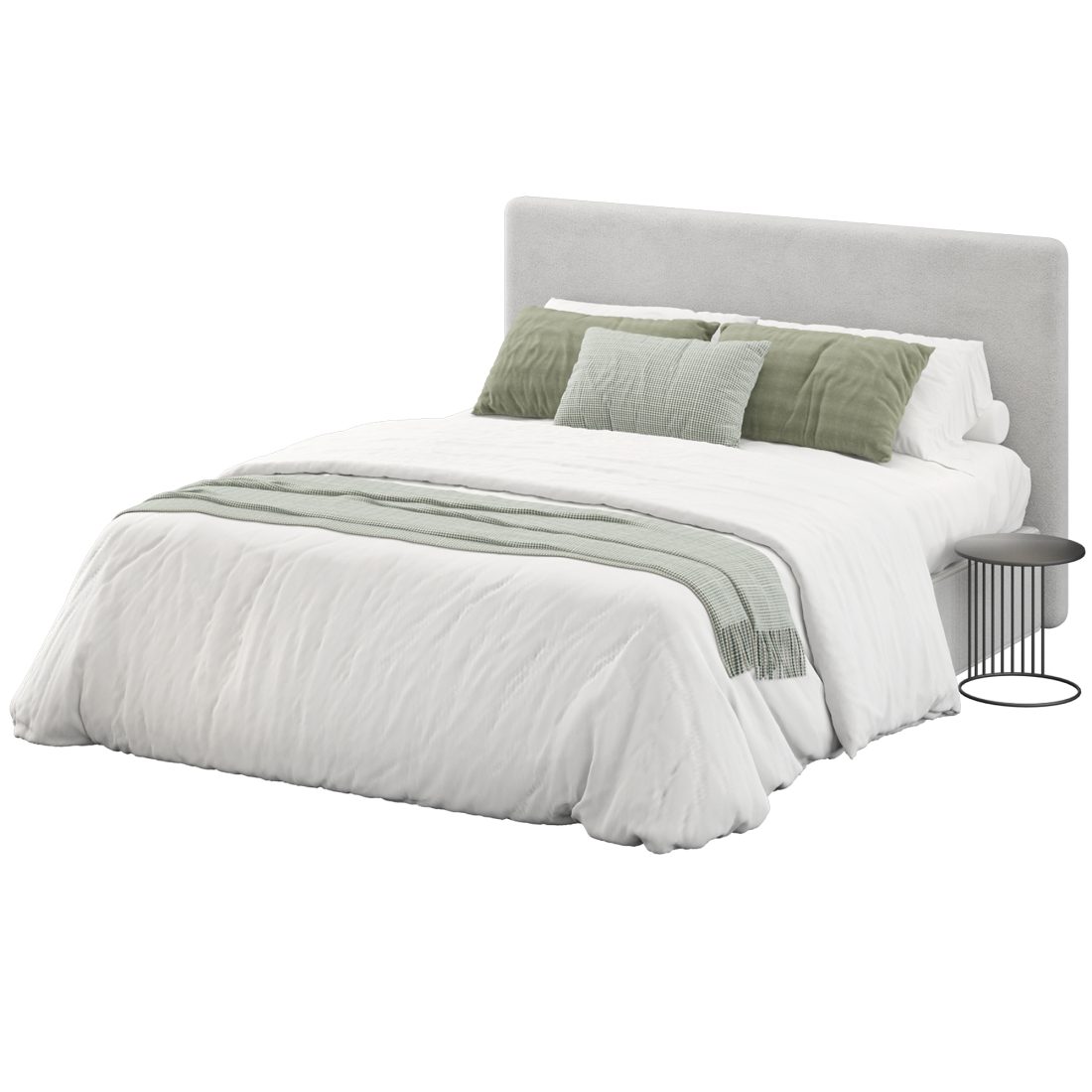Christie Contemporary Bed 3D Model for VRay, Corona | CGMood