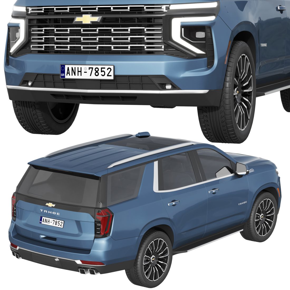 Chevrolet Tahoe High Country 2025 3D Model for Corona | CGMood