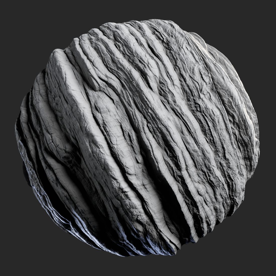 H119 Rock Cliff | PBR | 4K | Seamless | +SBSAR - 3D Model for VRay, Corona