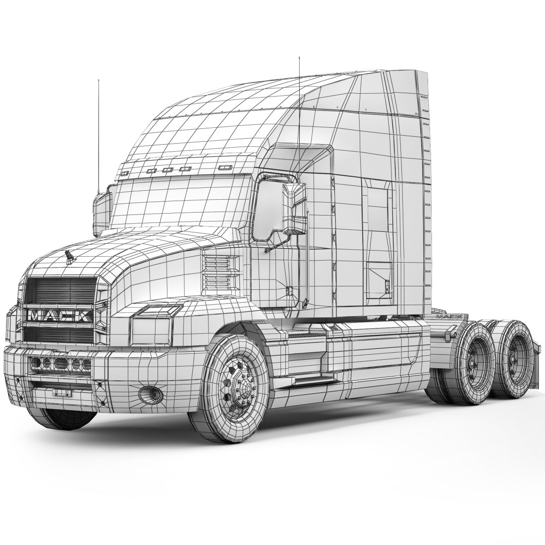Mack Anthem 2018 - 3D Model for VRay
