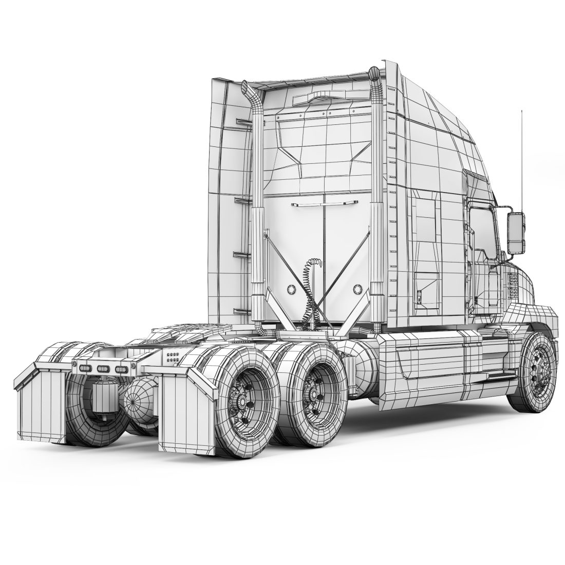 Mack Anthem 2018 - 3D Model for VRay