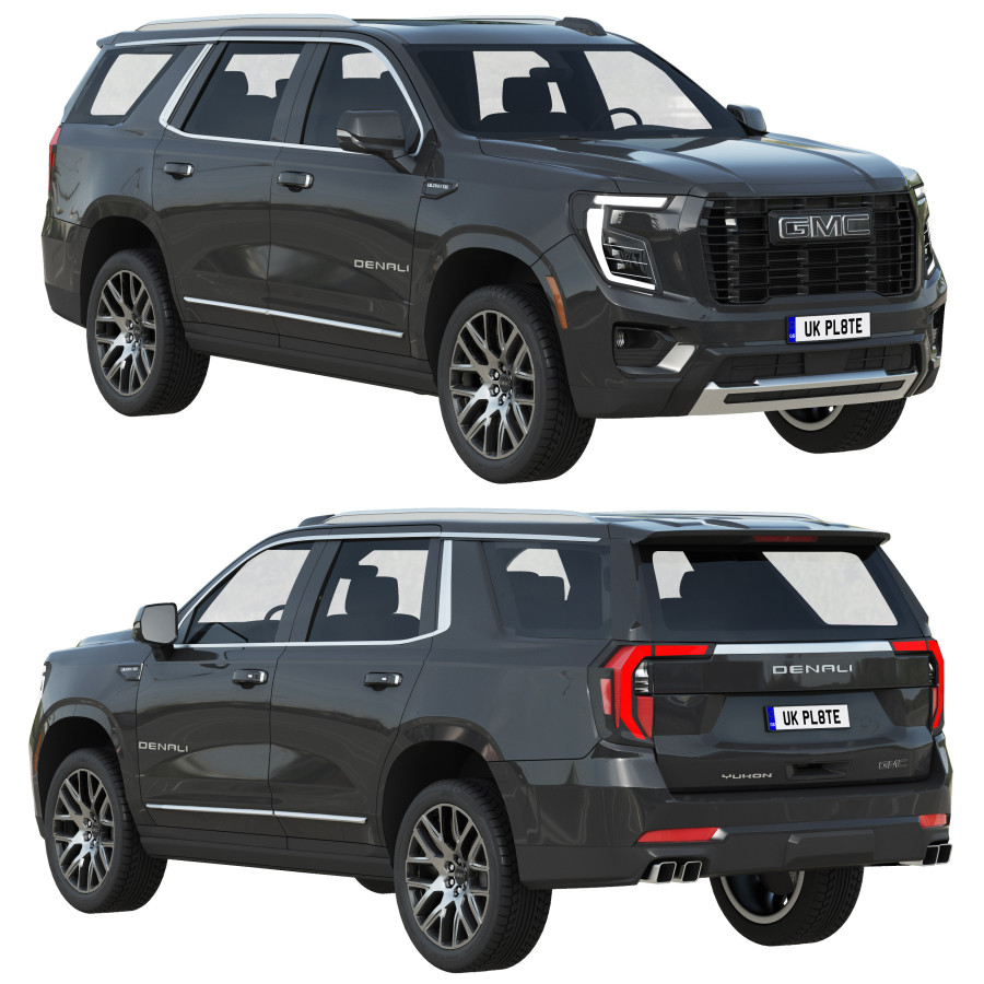 GMC Yukon Denali 2025 - 3D Model for VRay