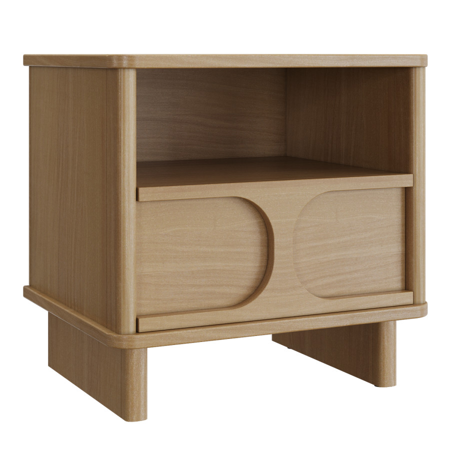 Wes Wood Nightstand From Crate&kids - 3D Model for Corona
