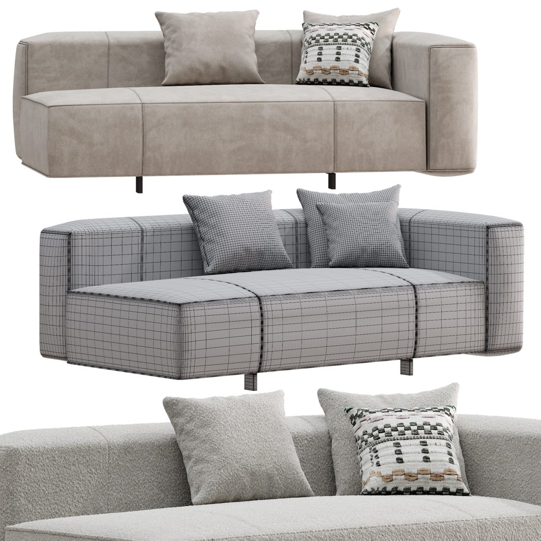 Yves Sofa 3D Model for Corona | CGMood