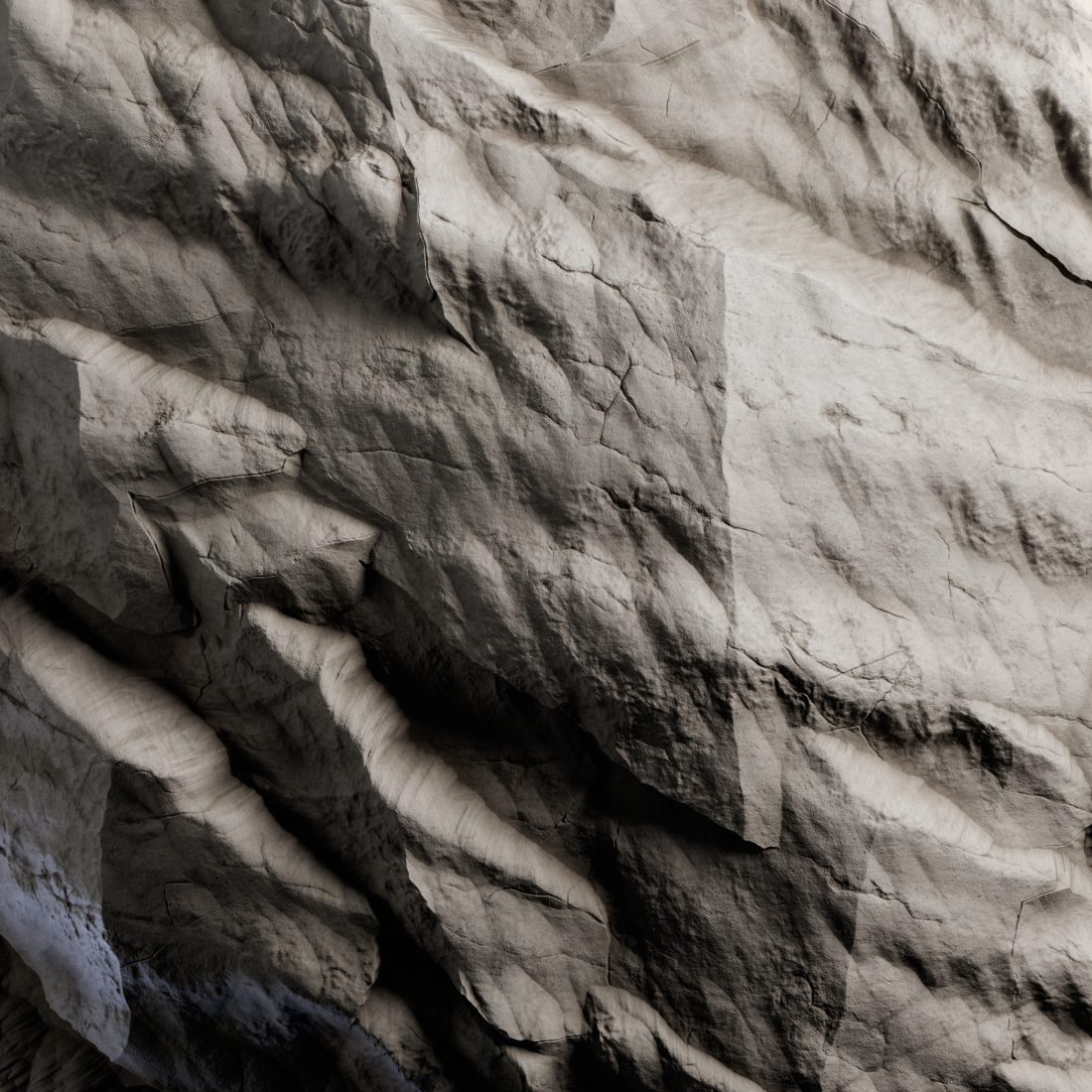 H122 Rock Cliff | PBR | 4K | Seamless | +SBSAR - 3D Model for VRay, Corona