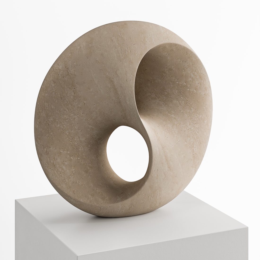 Abstract Sculpture. Mobius Strip. Trifoil Knot 3D Model for VRay | CGMood