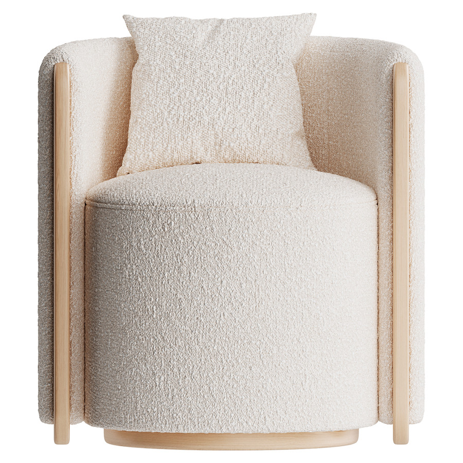 Brook Chair - 3D Model for Corona