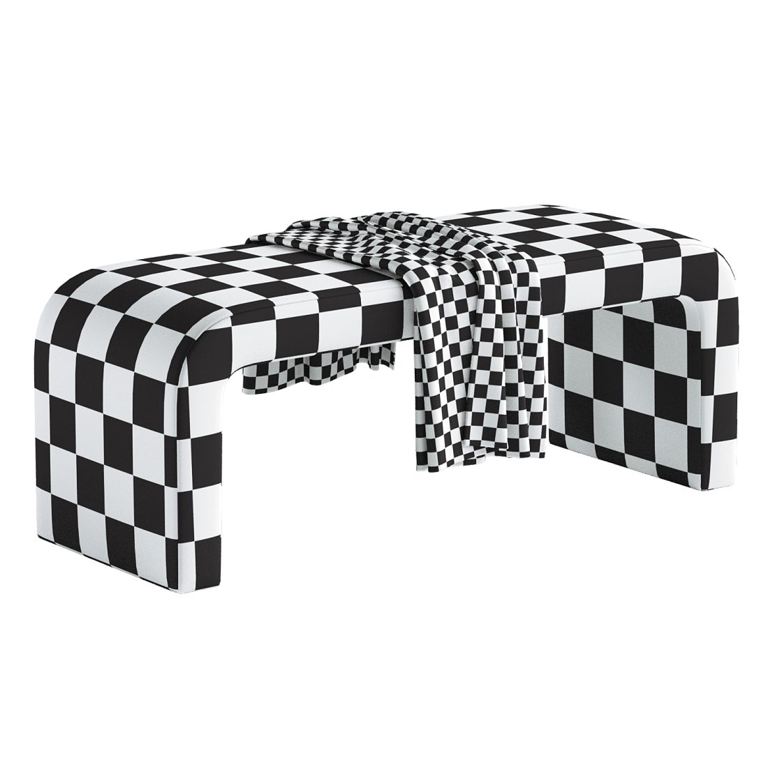 Norm Bench - 3D Model for VRay, Corona