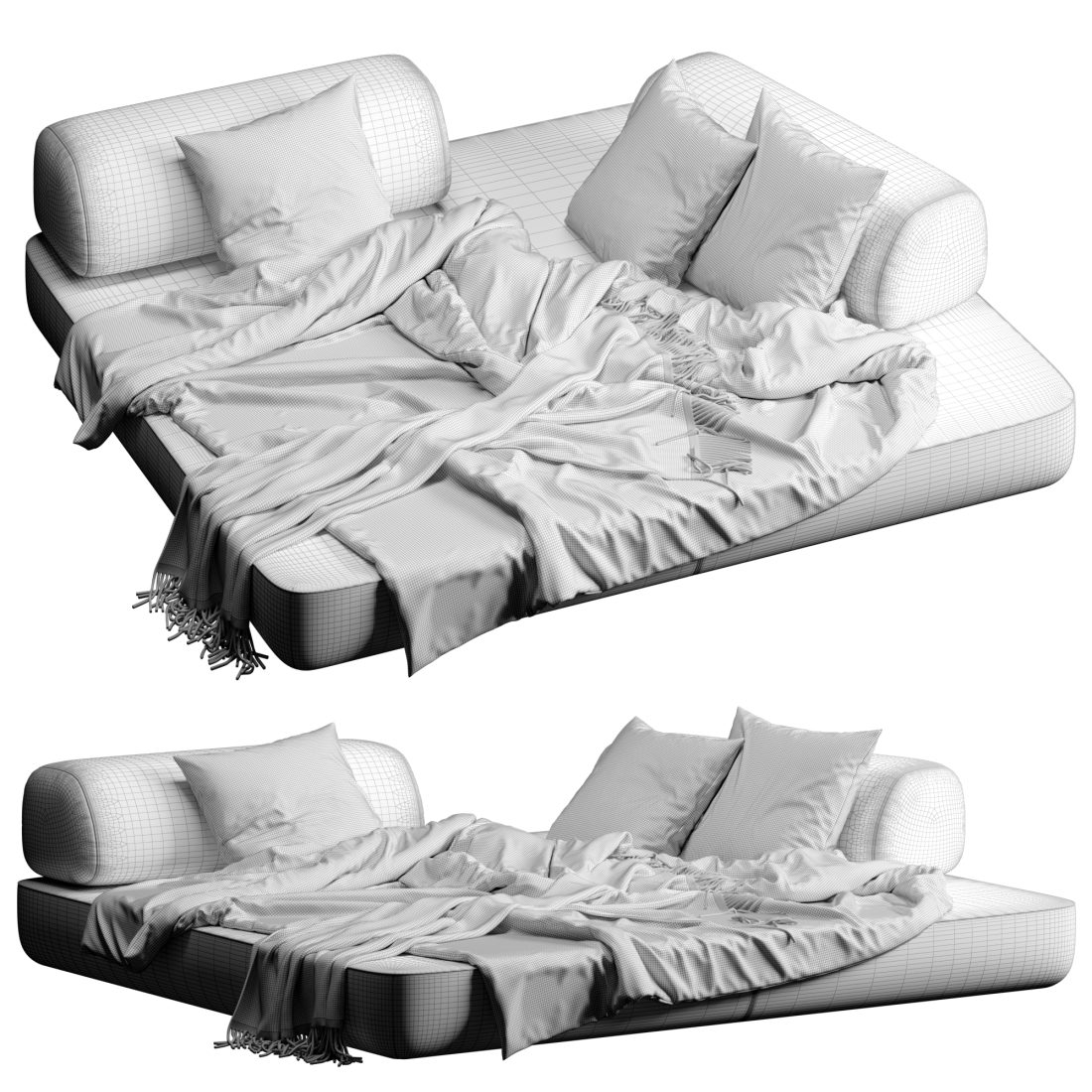 Sofa Bed King By Kotacompany 3D Model for VRay, Corona | CGMood