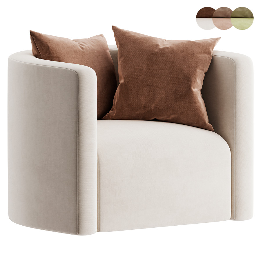 H2o Lounge By Gallotti Radice 3D Model for Corona | CGMood