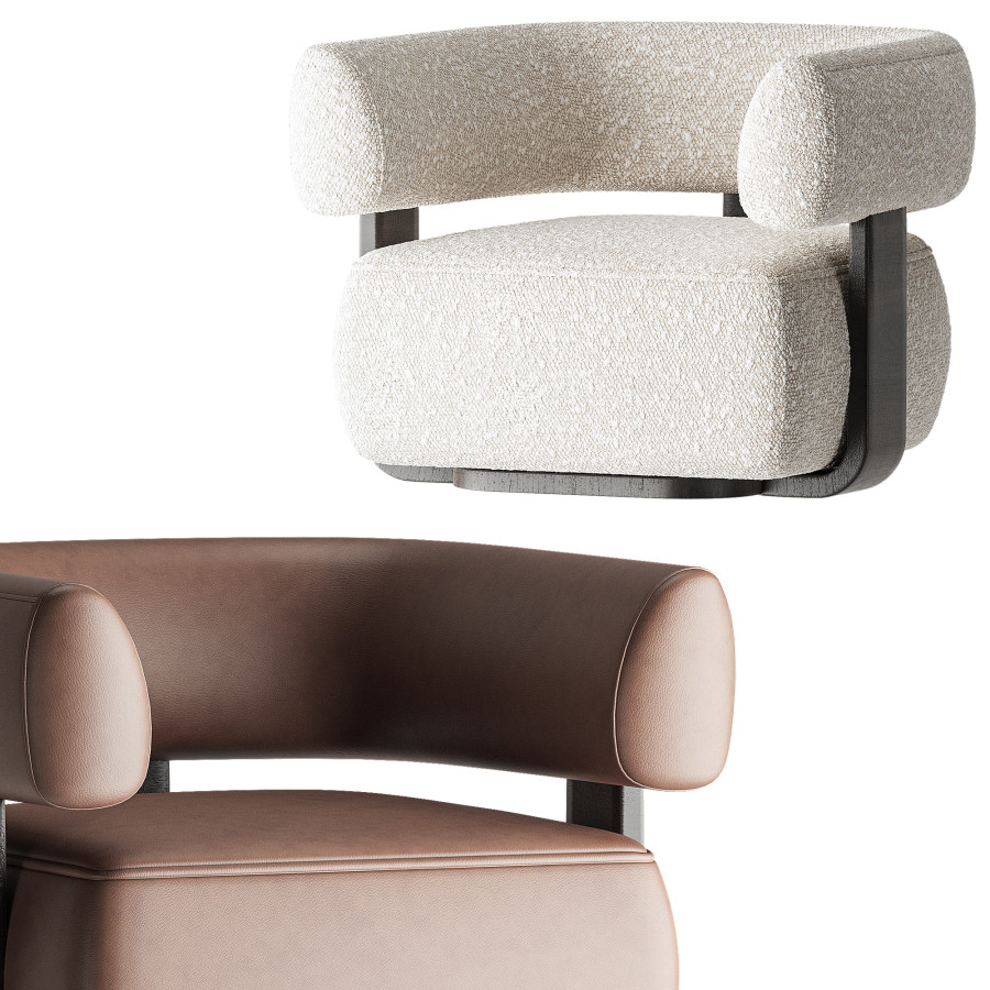 Pax Accent Chair 3D Model for Corona | CGMood