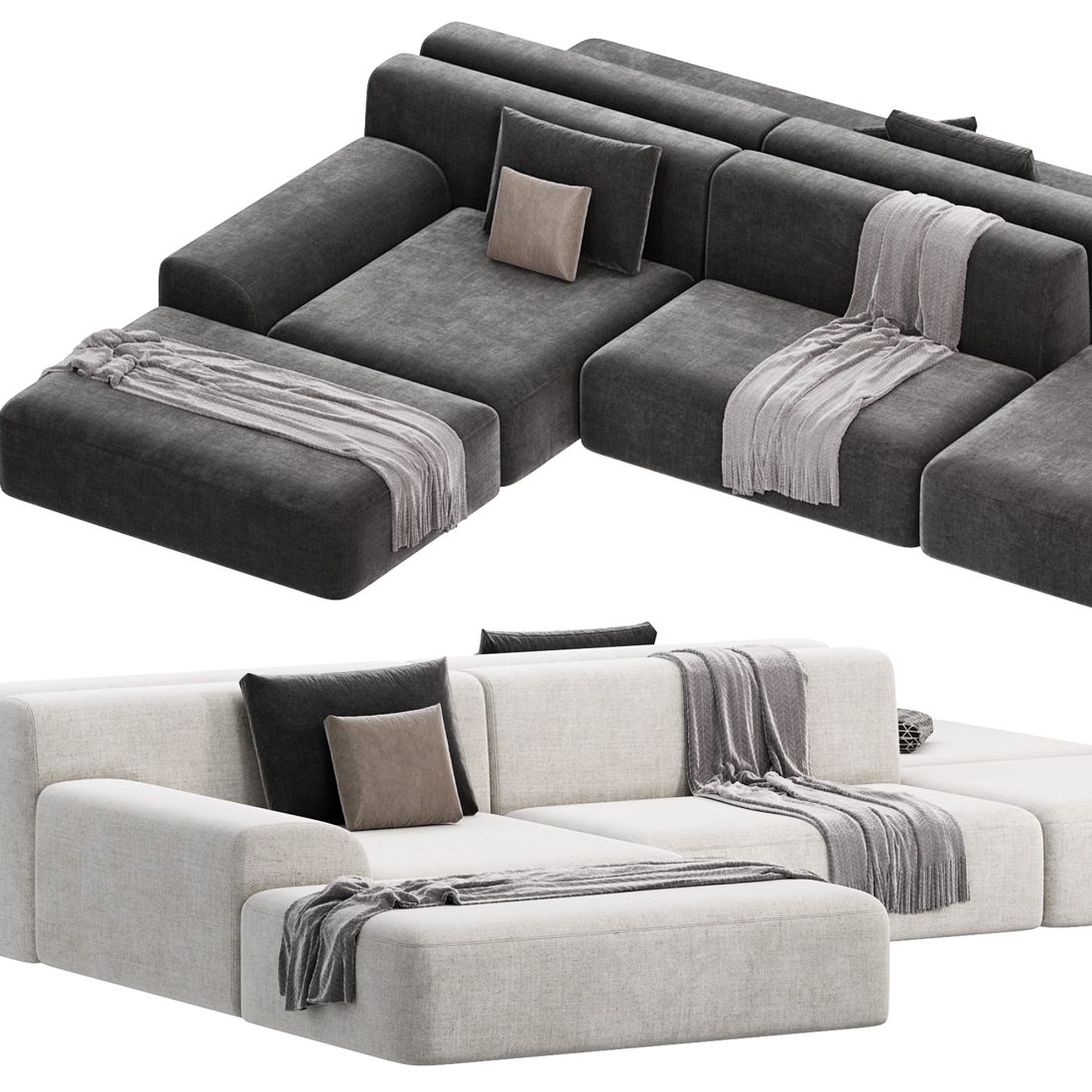 Paola Lenti All Time Sofa 3D Model for Corona | CGMood