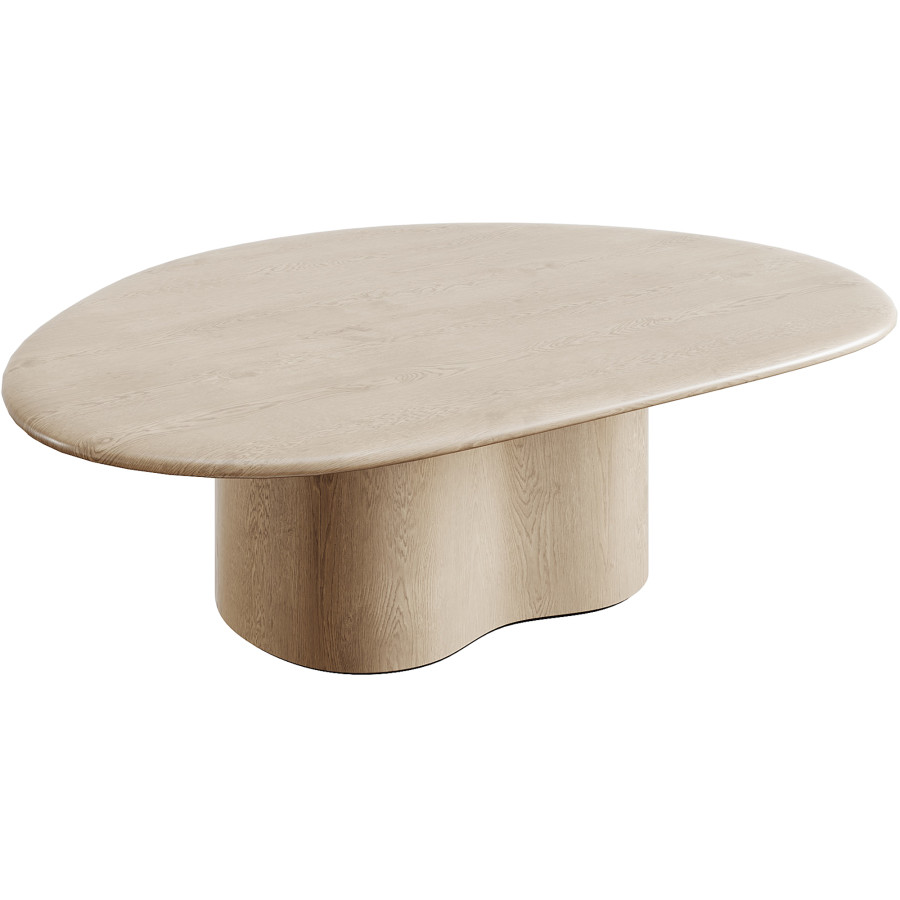 Ghia Wood Coffe Table - 3D Model for Corona