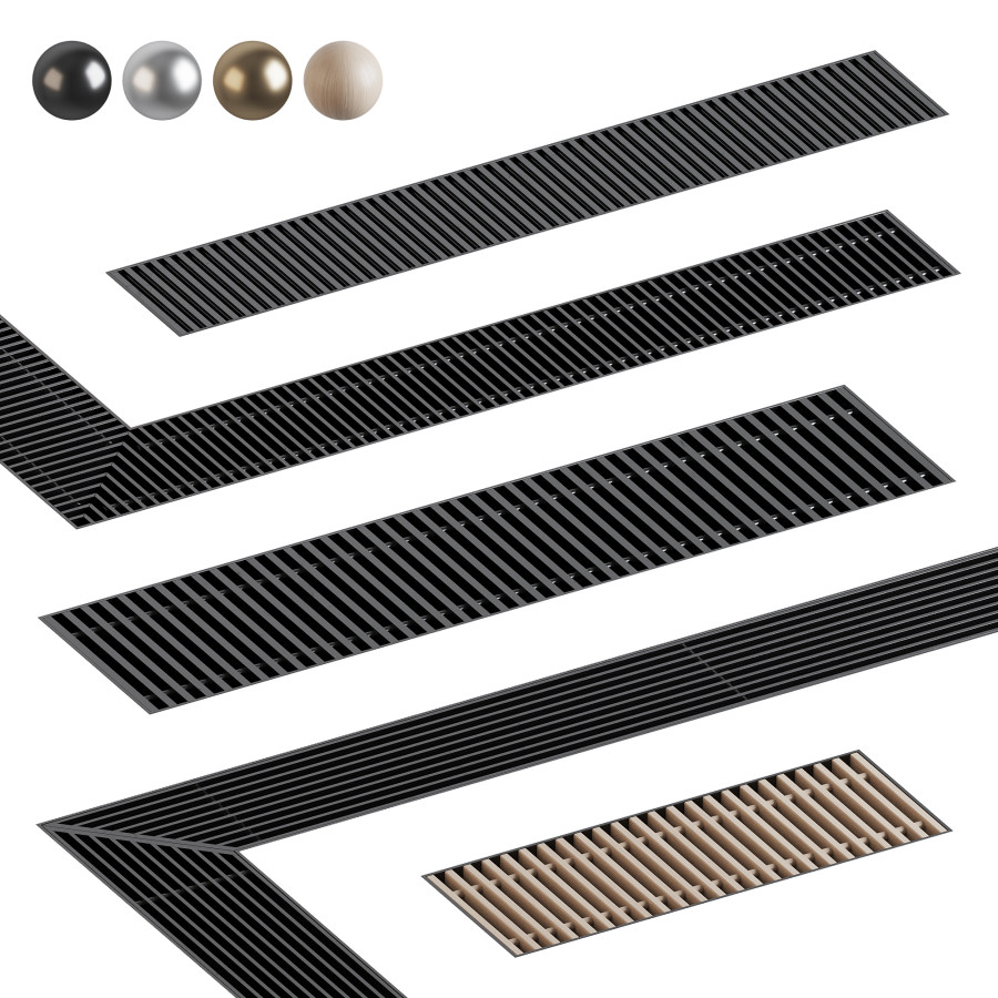 Zehnder Terraline Floor-mounted Convectors 3D Model for Corona | CGMood