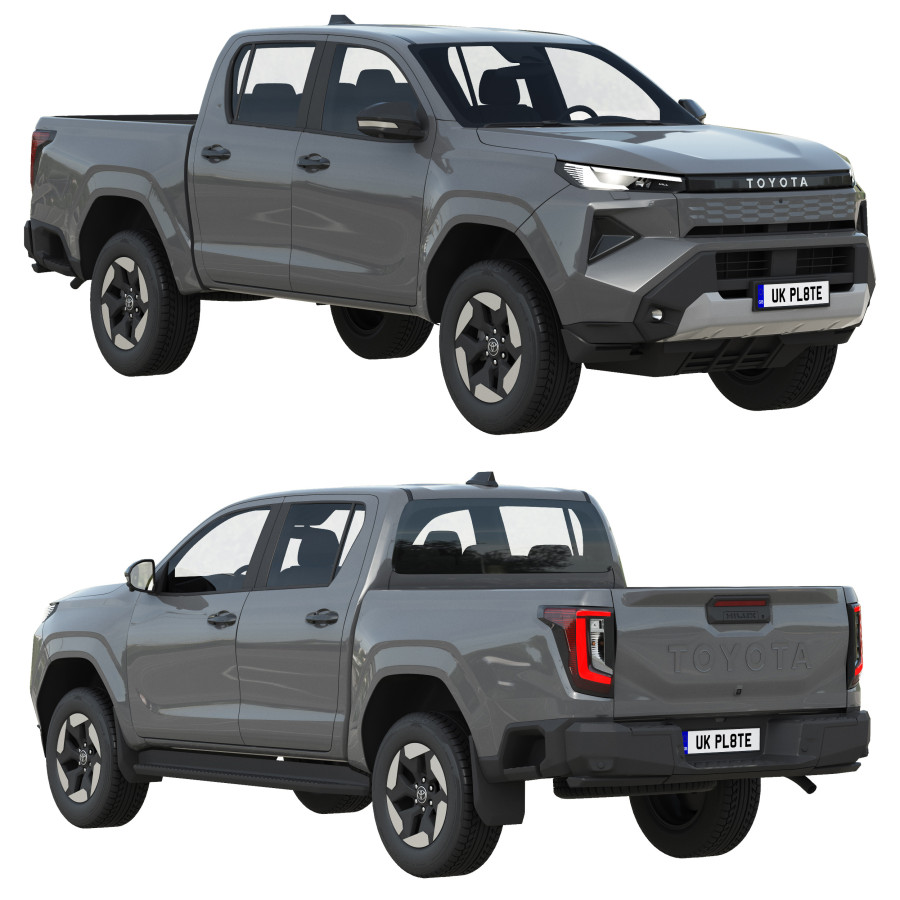 Toyota Hilux BEV 2026 3D Model for VRay | CGMood