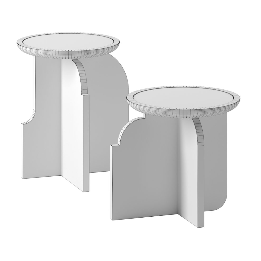 Venus Side Tables By Pierre Frey 3D Model for Corona | CGMood