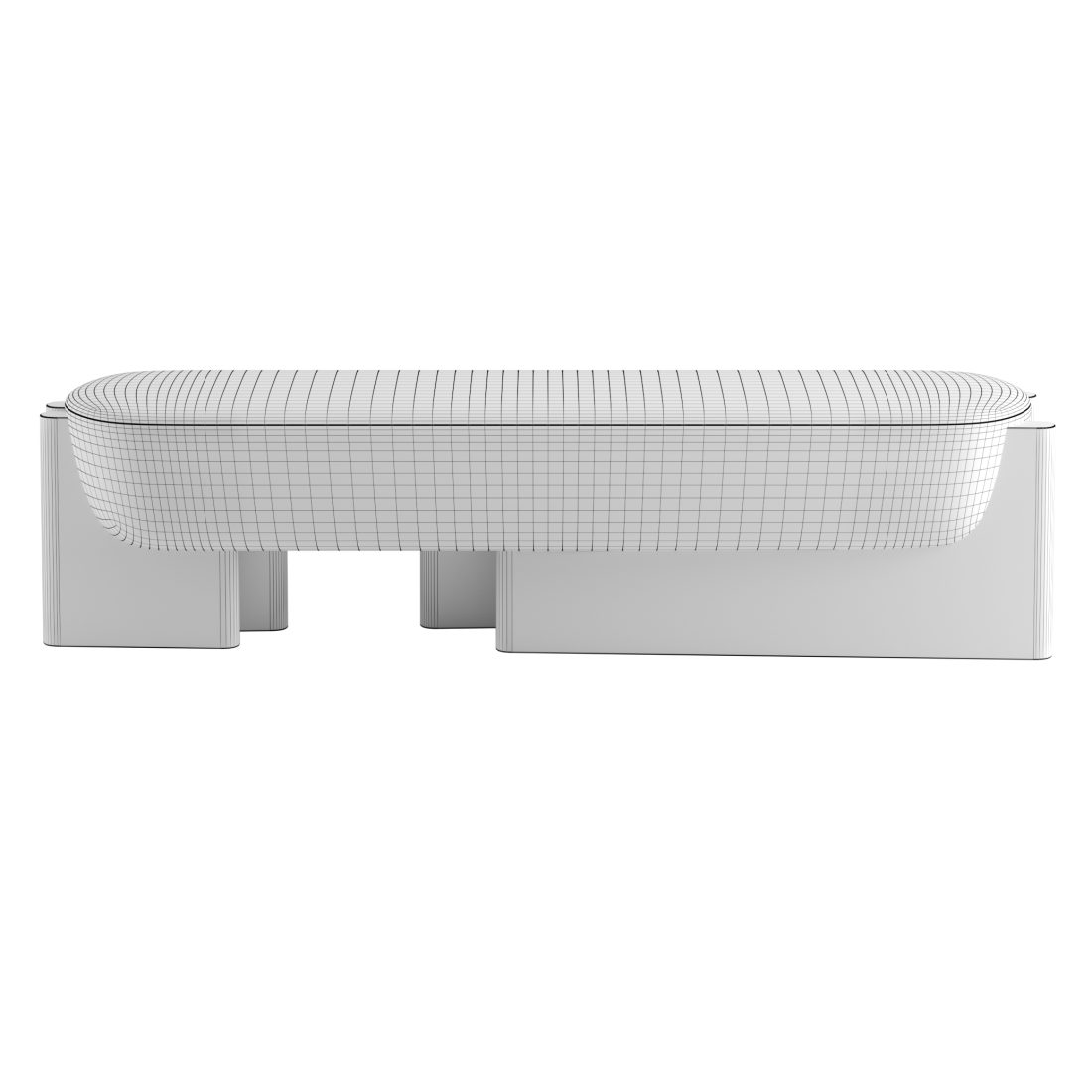Toulouse Bench By Carlyle Collective 3D Model for Corona | CGMood