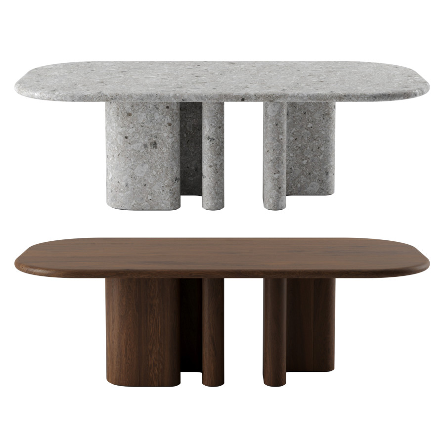 Bonbon Dining Table By Miniforms 3D Model for Corona | CGMood