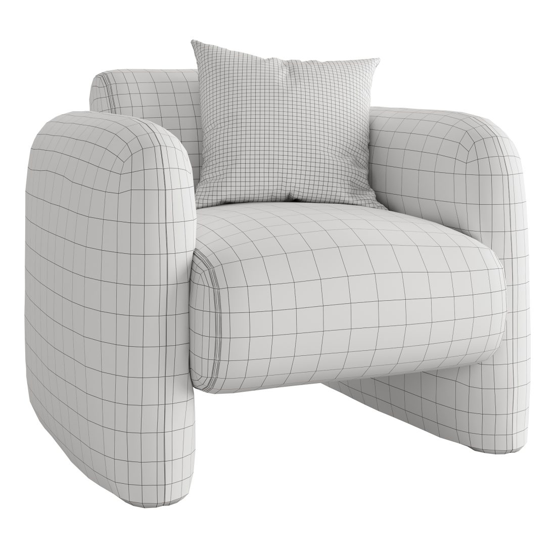Armchair Vesper 3D Model for Corona | CGMood