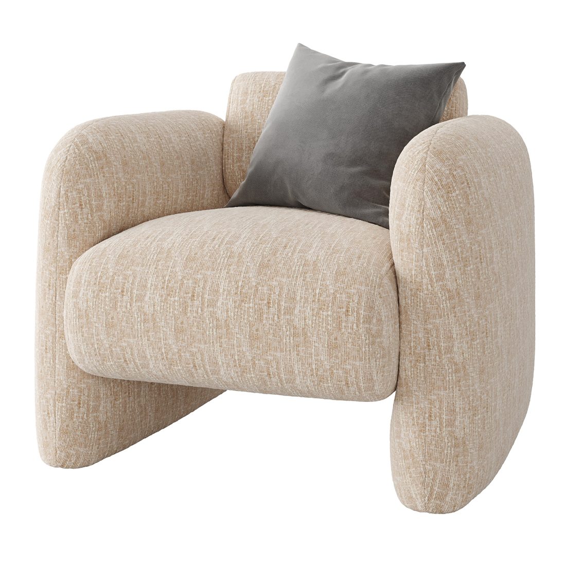 Armchair Vesper 3D Model for Corona | CGMood