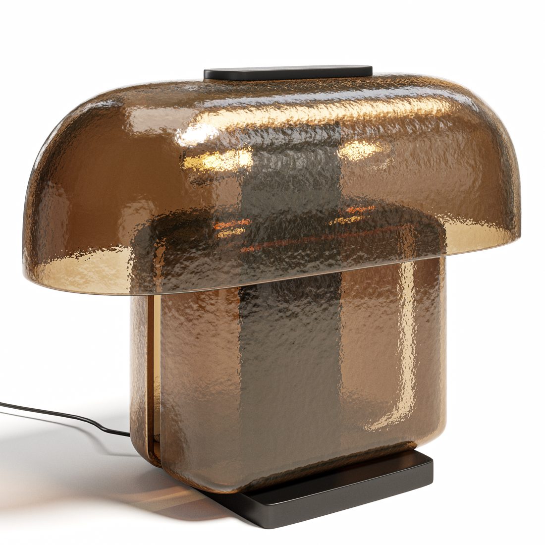 Esca Table Lamp No 1 In Cast Glass - 3D Model for VRay, Corona