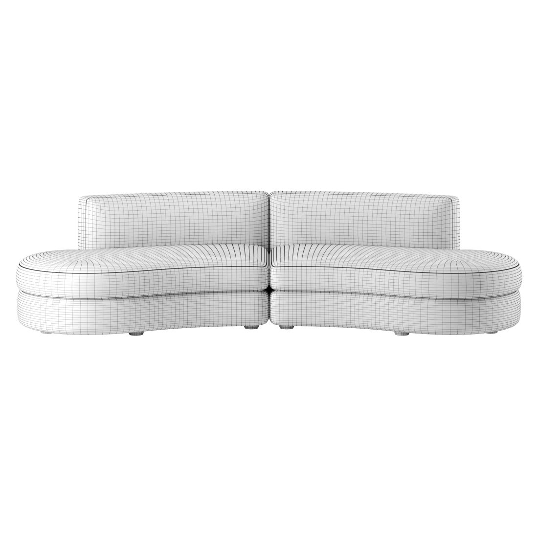 Coda Sofa By New Works - 3D Model for Corona