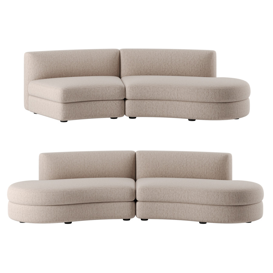 Coda Sofa By New Works - 3D Model for Corona