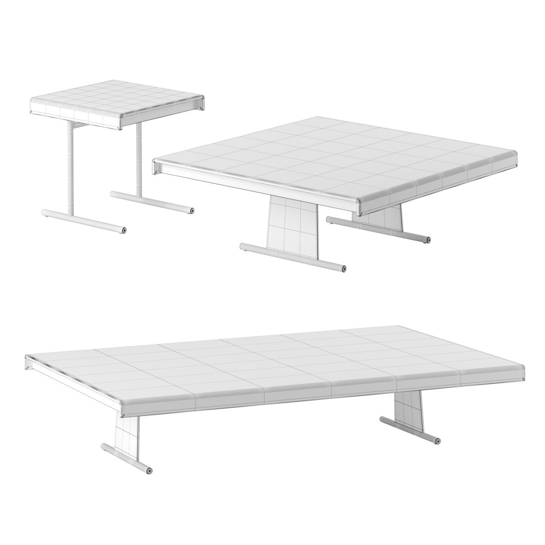 Libra Coffee Tables By Minotti 3D Model for Corona | CGMood