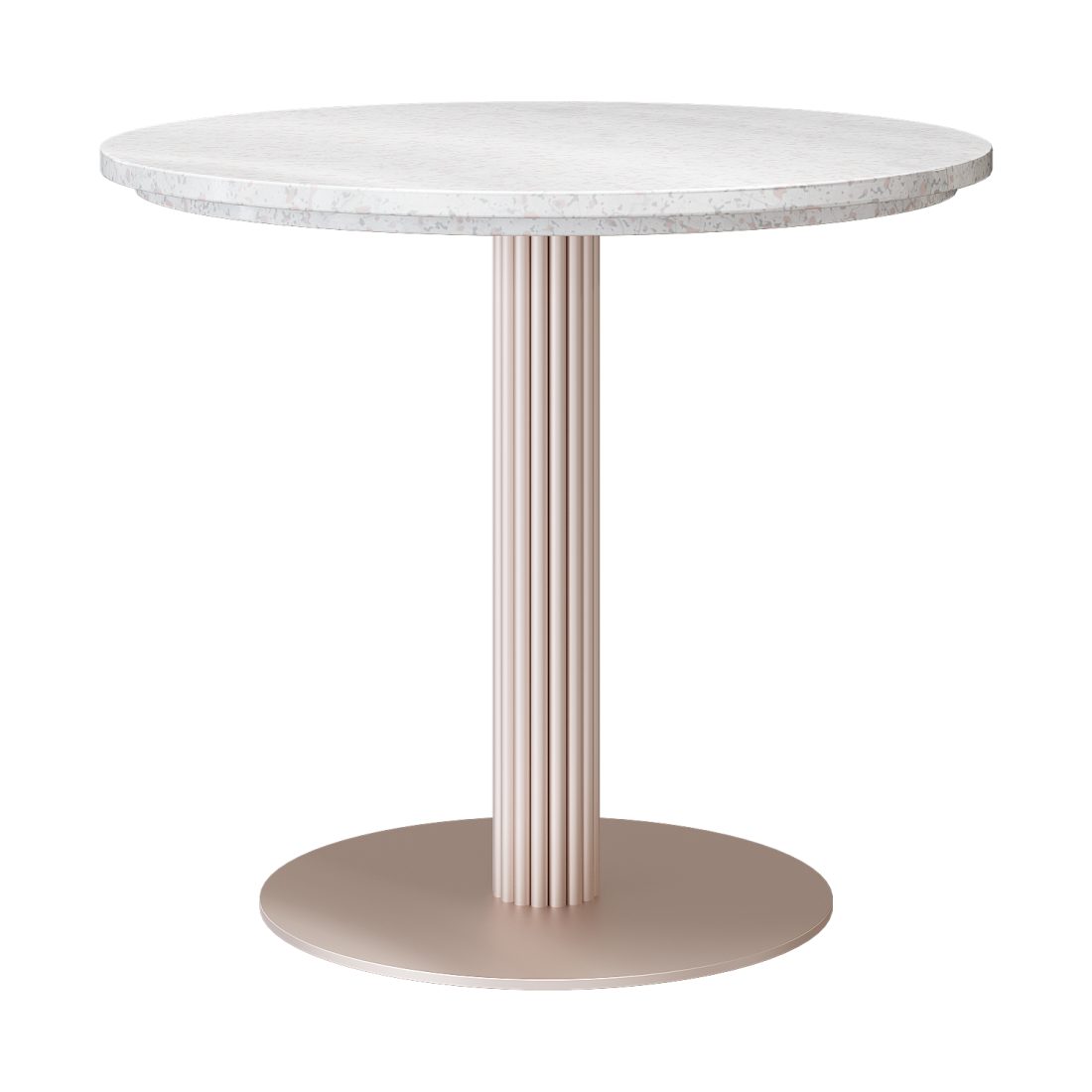 Stem Dining Table Terrazzo And Marble - 3D Model for Corona
