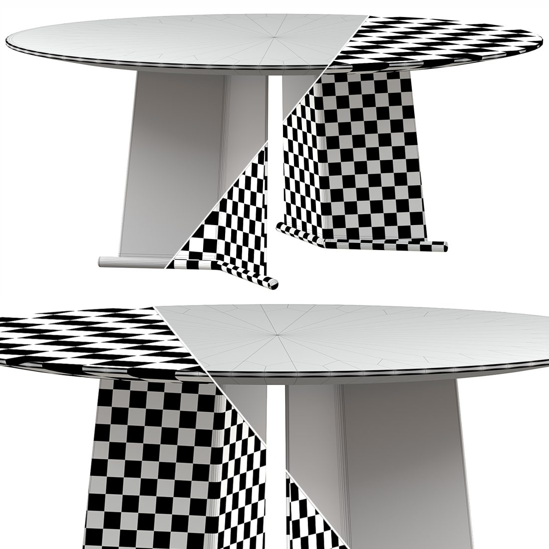 Libra Round Tables By Minotti 3D Model for Corona | CGMood