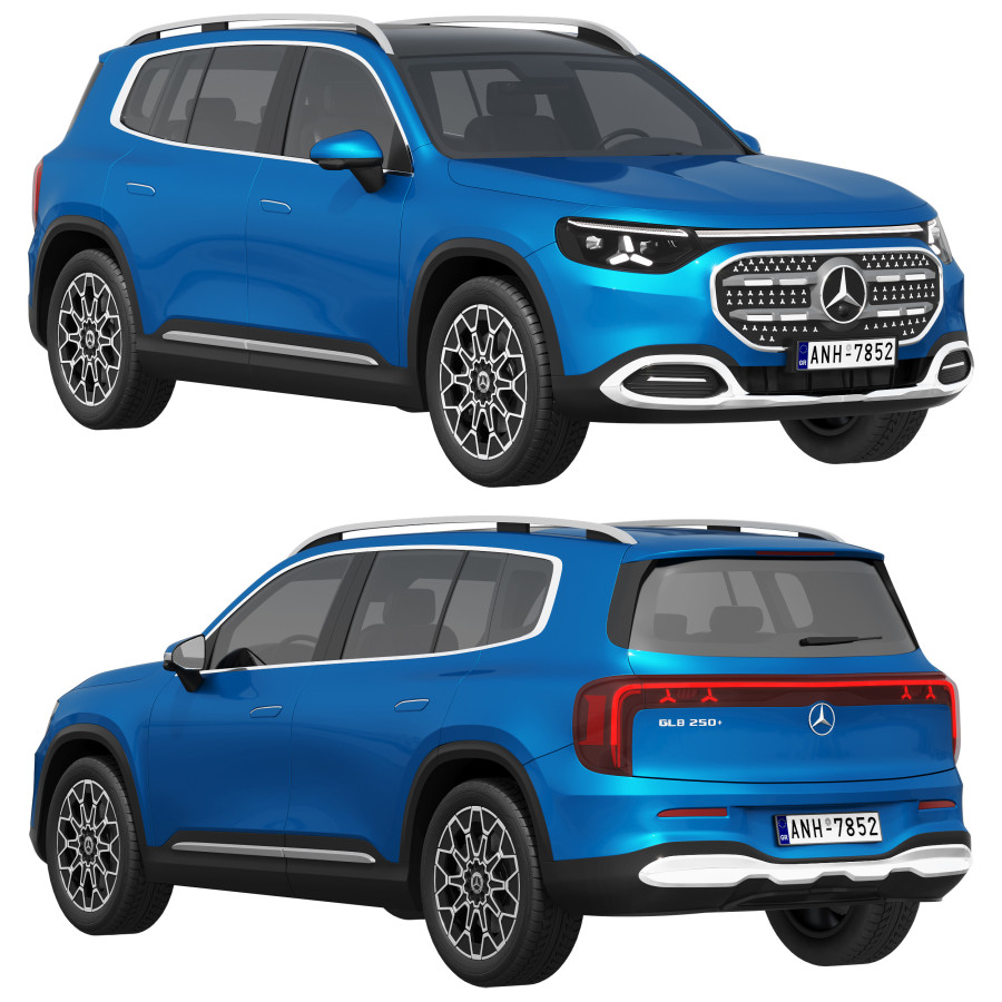Mercedes-Benz GLB EQ 2027 3D Model for Corona | CGMood