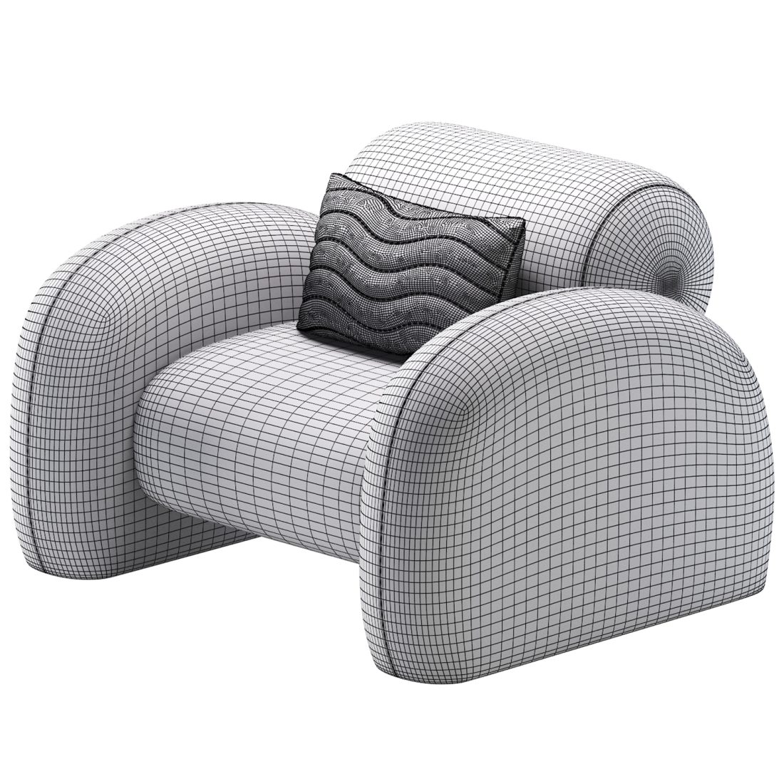 Armchair Dango By Divan.ru 3D Model for Corona | CGMood