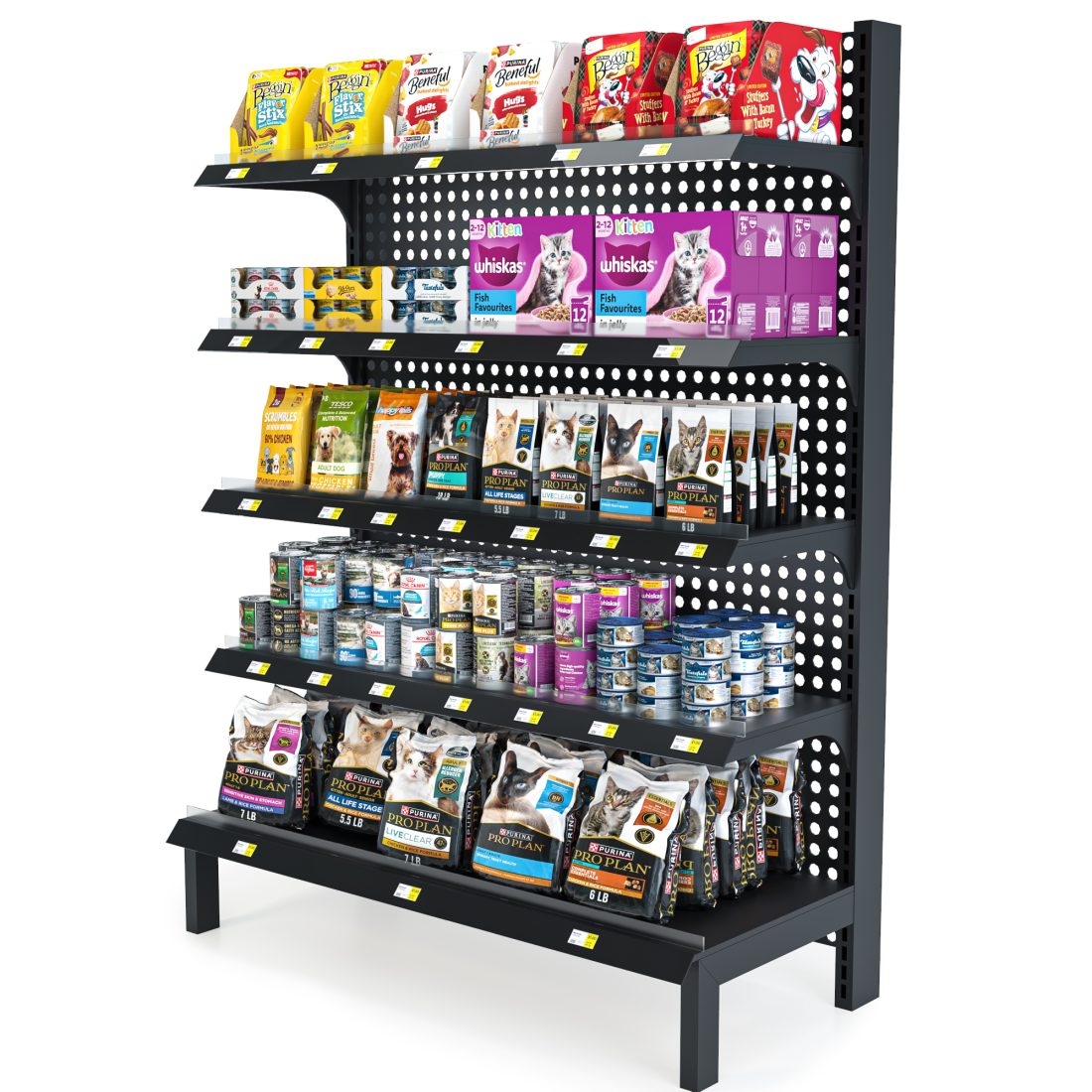 Pet Food Retail Shelf Stand 3D Model for Corona | CGMood