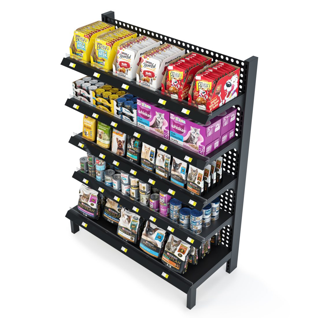 Pet Food Retail Shelf Stand 3D Model for Corona | CGMood