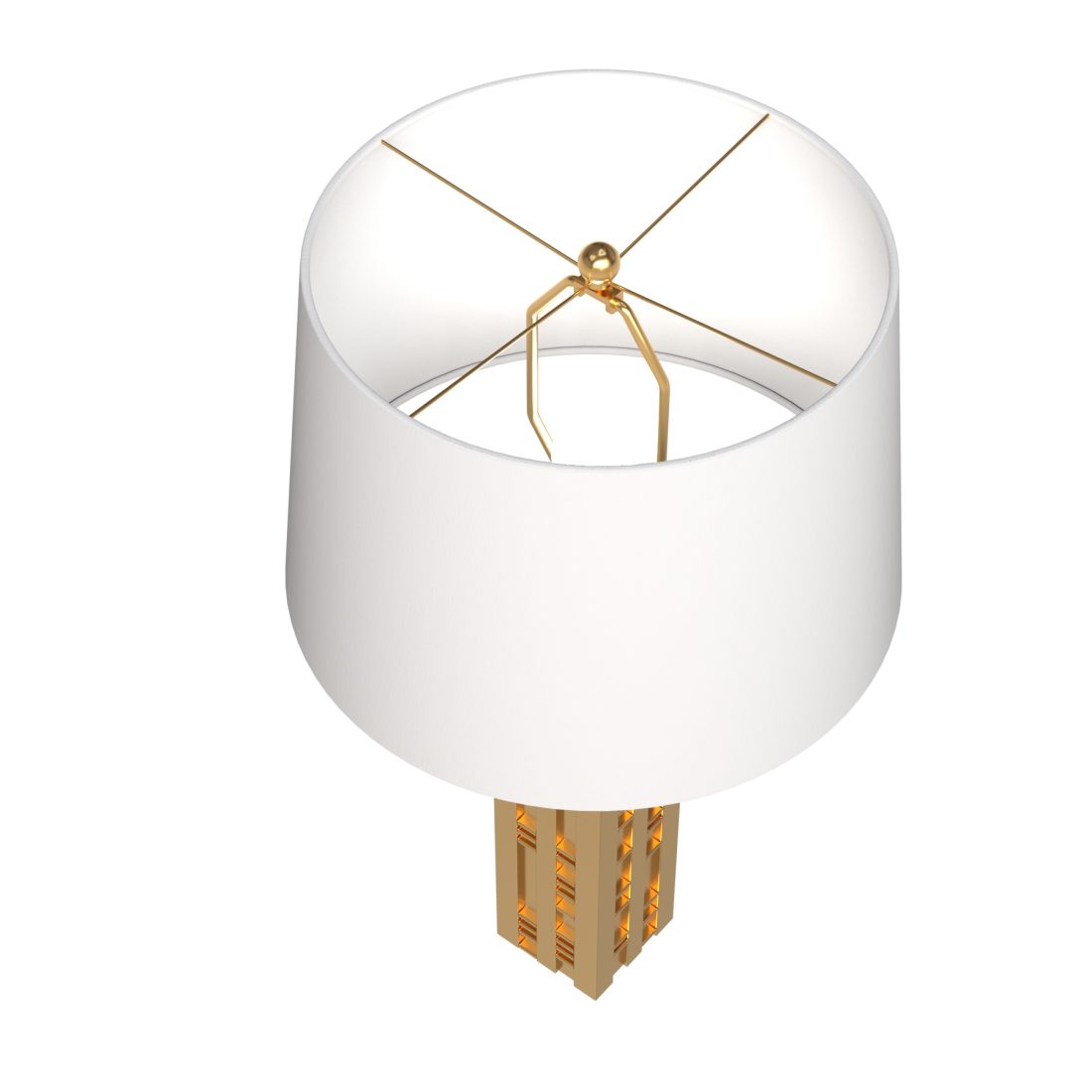 Vaughan Designs Hudson Table Lamp - 3D Model for Corona