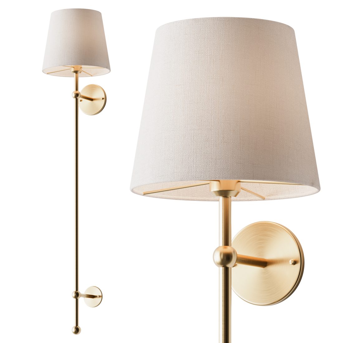 Lester Oversized Sconce 3D Model for VRay, Corona | CGMood