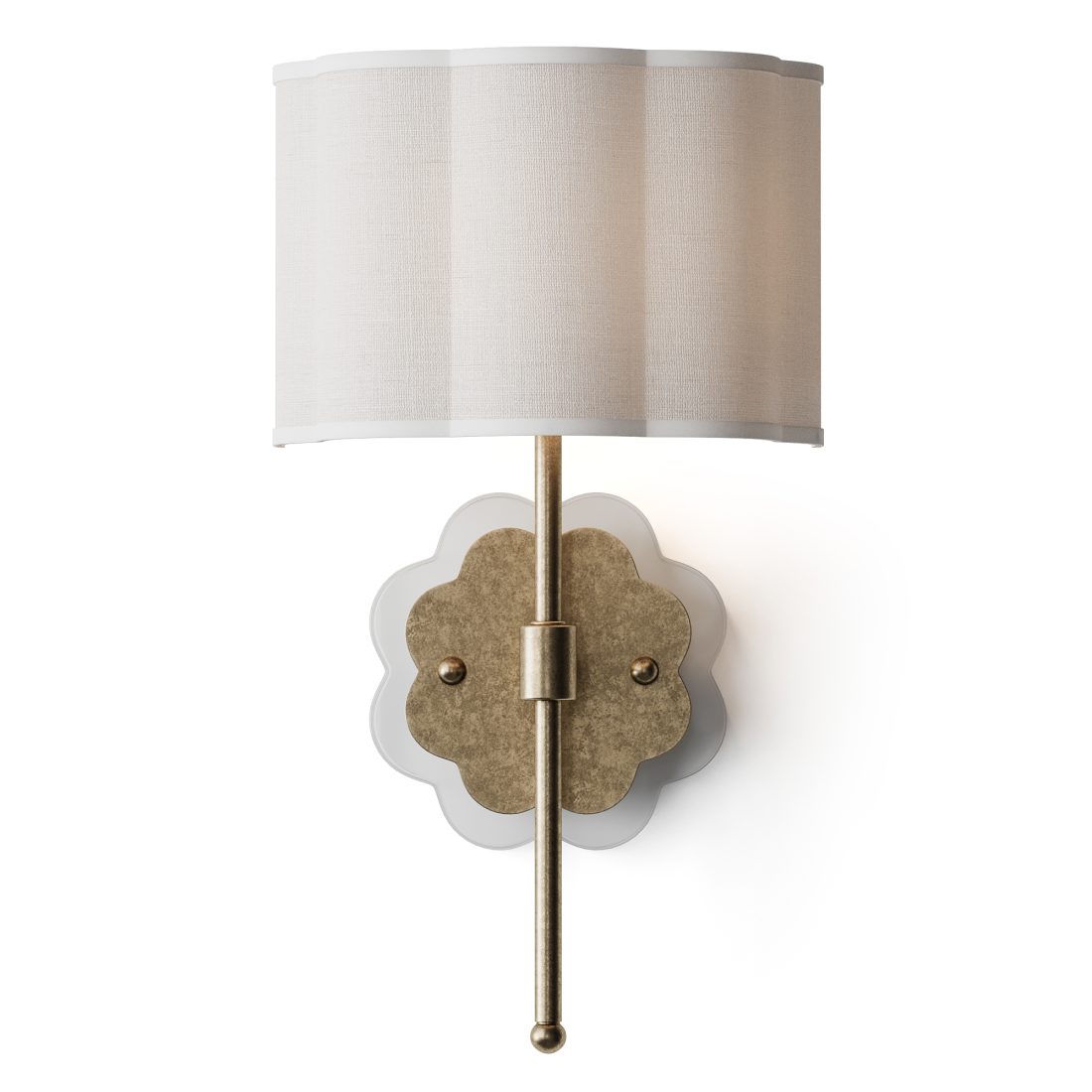 Scalloped Daisy Shade Sconce 3D Model for VRay, Corona | CGMood