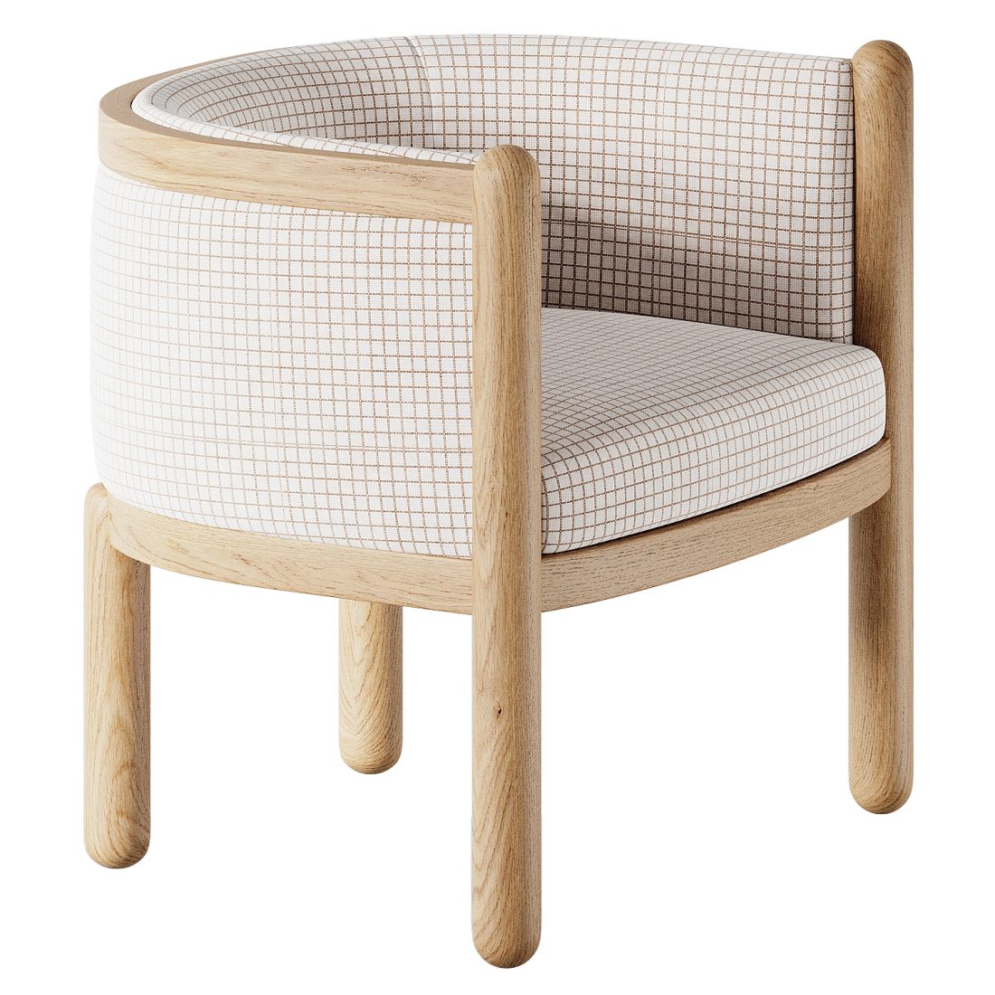 Crosby Lounge Chair - 3D Model for Corona