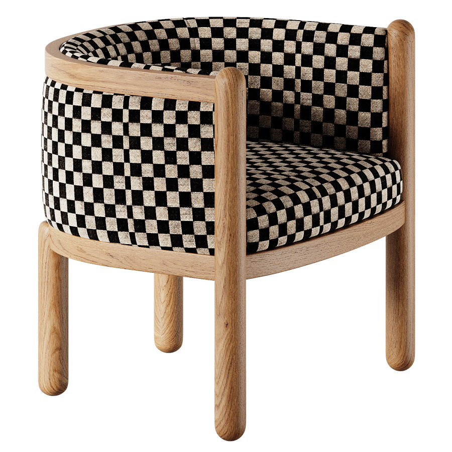 Crosby Lounge Chair - 3D Model for Corona
