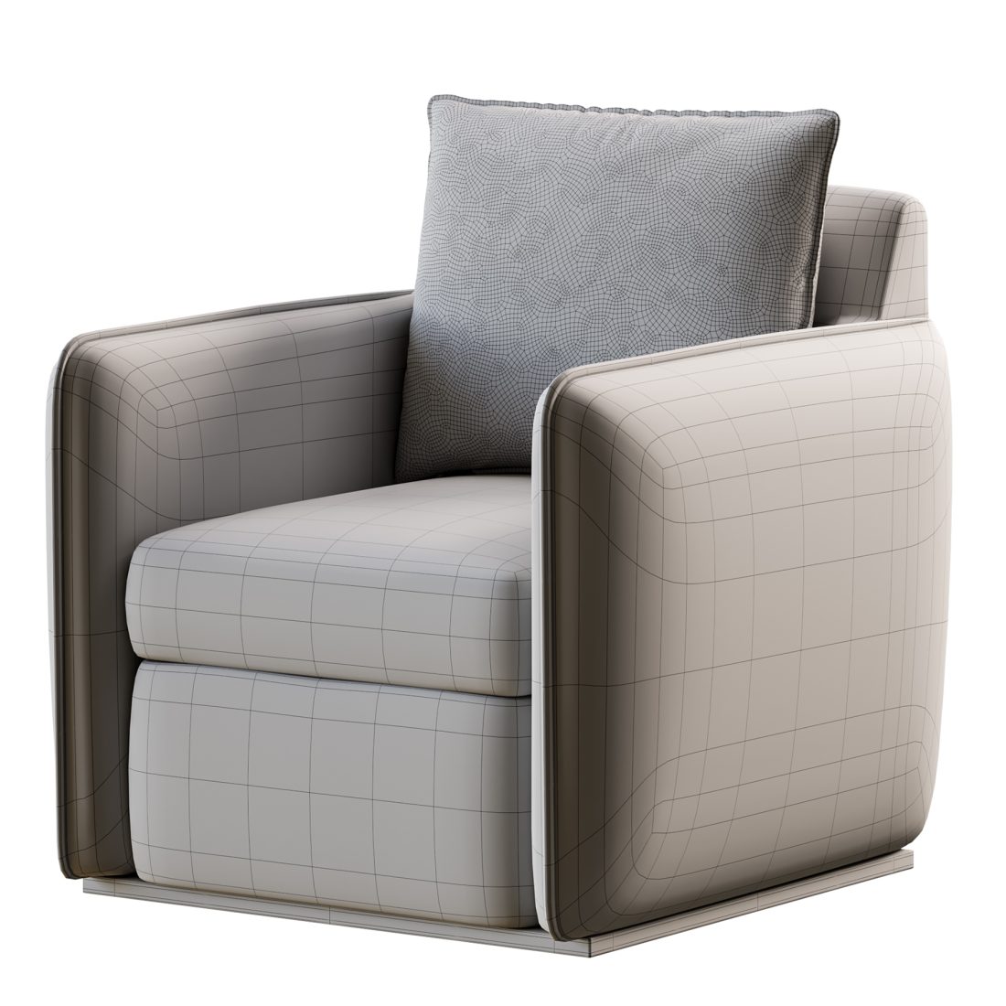 Gallagher Swivel Armchair - 3D Model for Corona