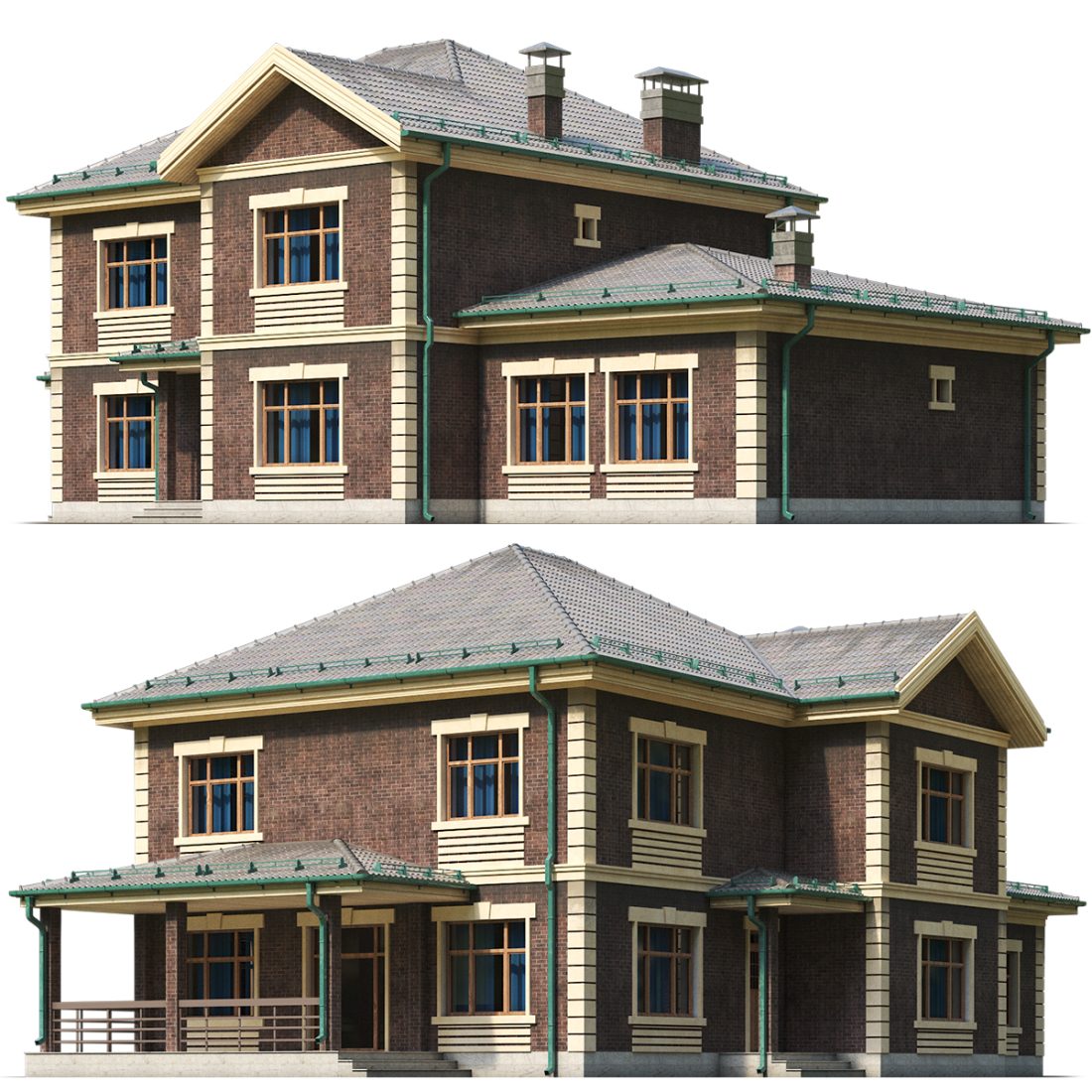 Residential House-24 3D Model for VRay | CGMood