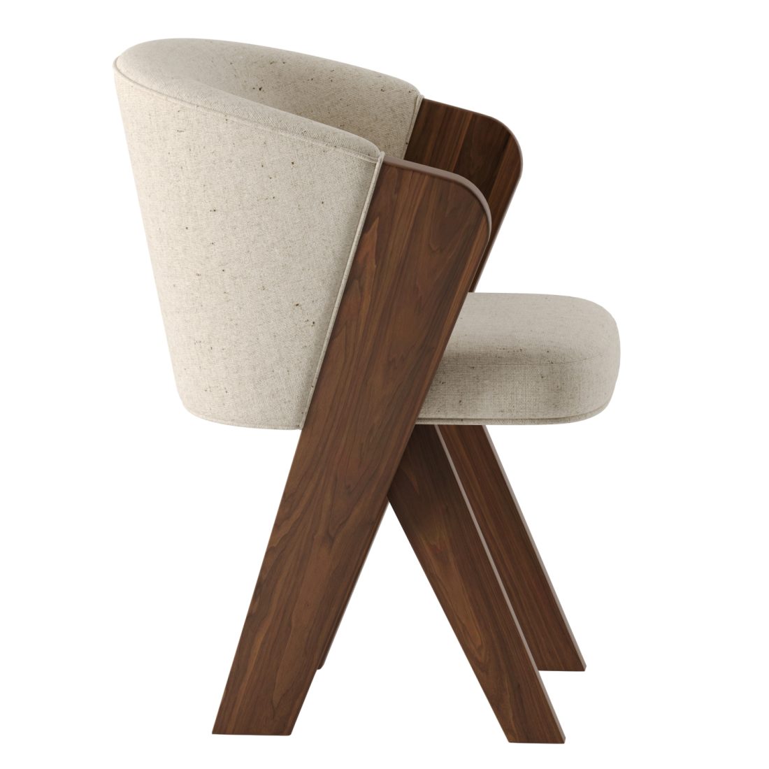 Adrienne Chair By Pierre Frey - 3D Model for Corona