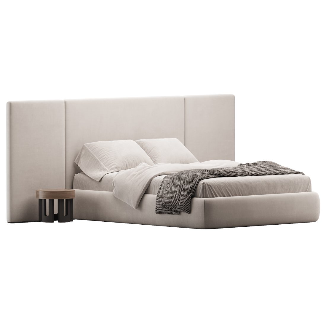 The Extended Momo Bed - 3D Model for Corona